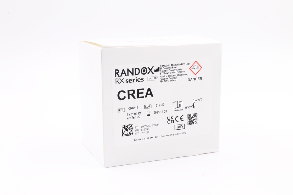 Reactivo Creatinina. (Jaffe Liquido) Randox (UK). | Labcare de Colombia S.A.S