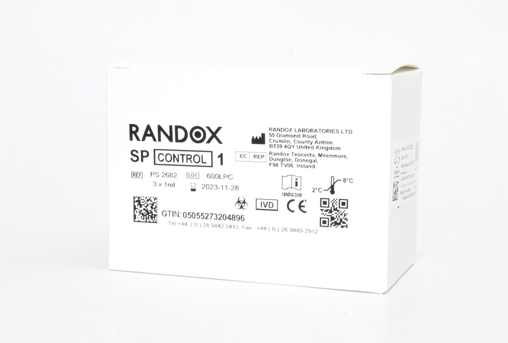 Control Proteínas Específicas Nivel 1 (Líquido). Randox (UK). | Labcare ...
