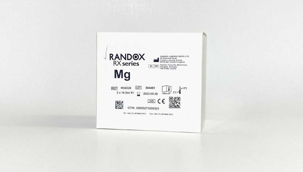 Reactivo Magnesio Rx. Randox (UK). | Labcare de Colombia S.A.S