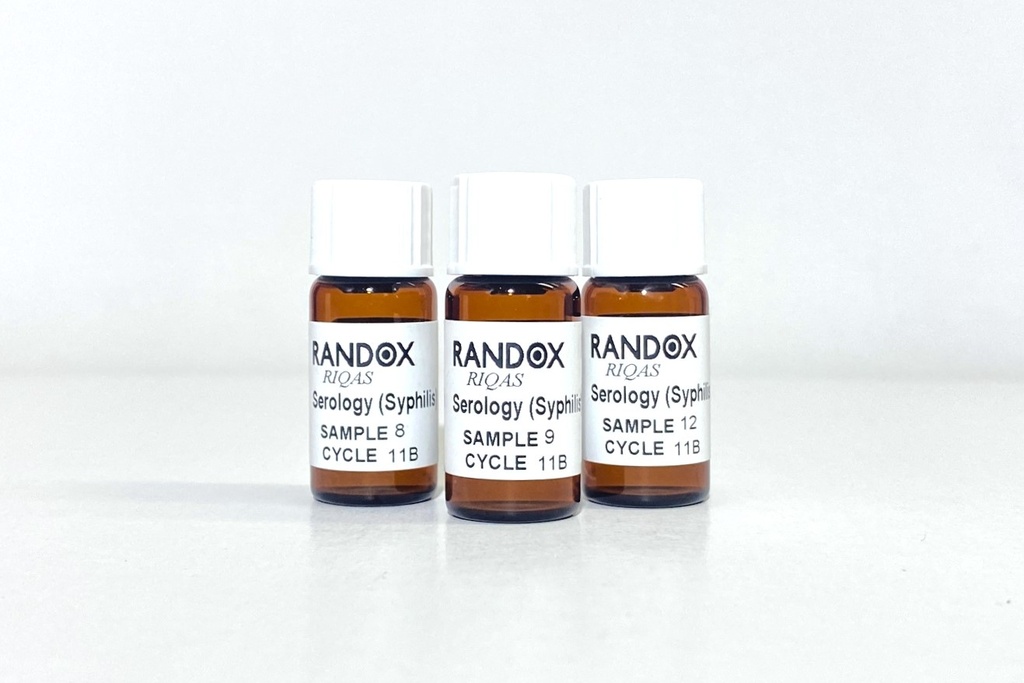 Control de Calidad Externo RIQAS Serología Sífilis. Rep. 30. Randox (UK ...