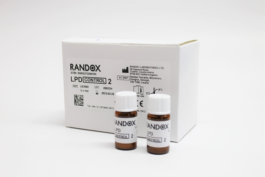 Control Lípidos Nivel 2 Randox (UK). | Labcare de Colombia S.A.S
