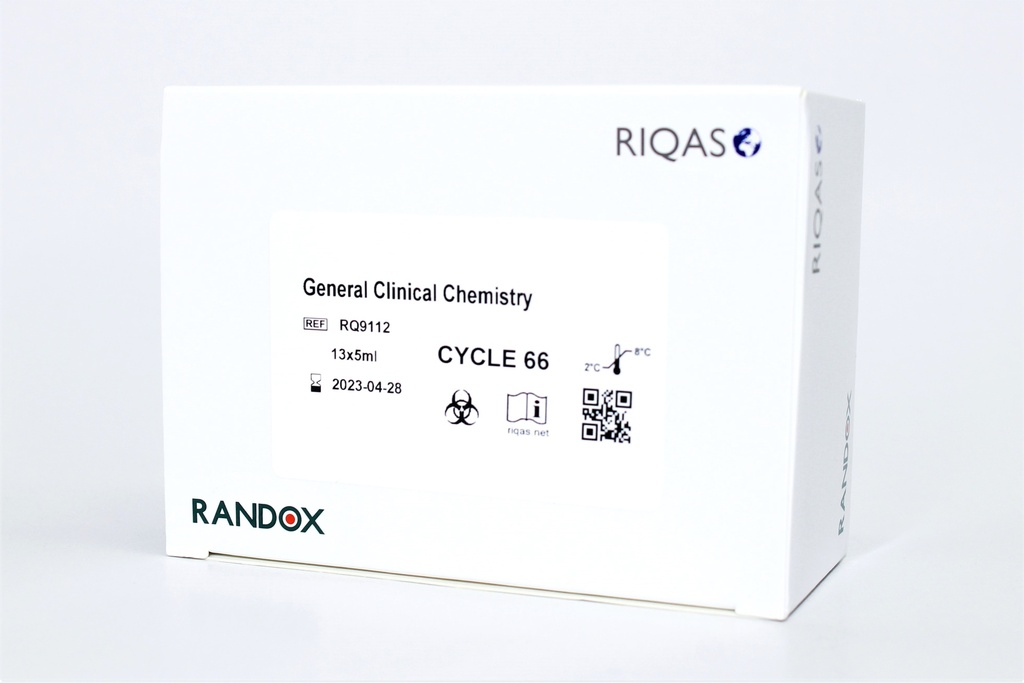 Control de Calidad Externo RIQAS Quimica Clinica. 10 Mensurandos. Rep ...