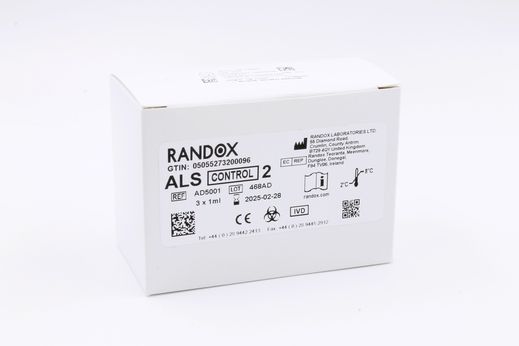 Control Aldolasa Nivel 2. Randox (UK). | Labcare de Colombia S.A.S