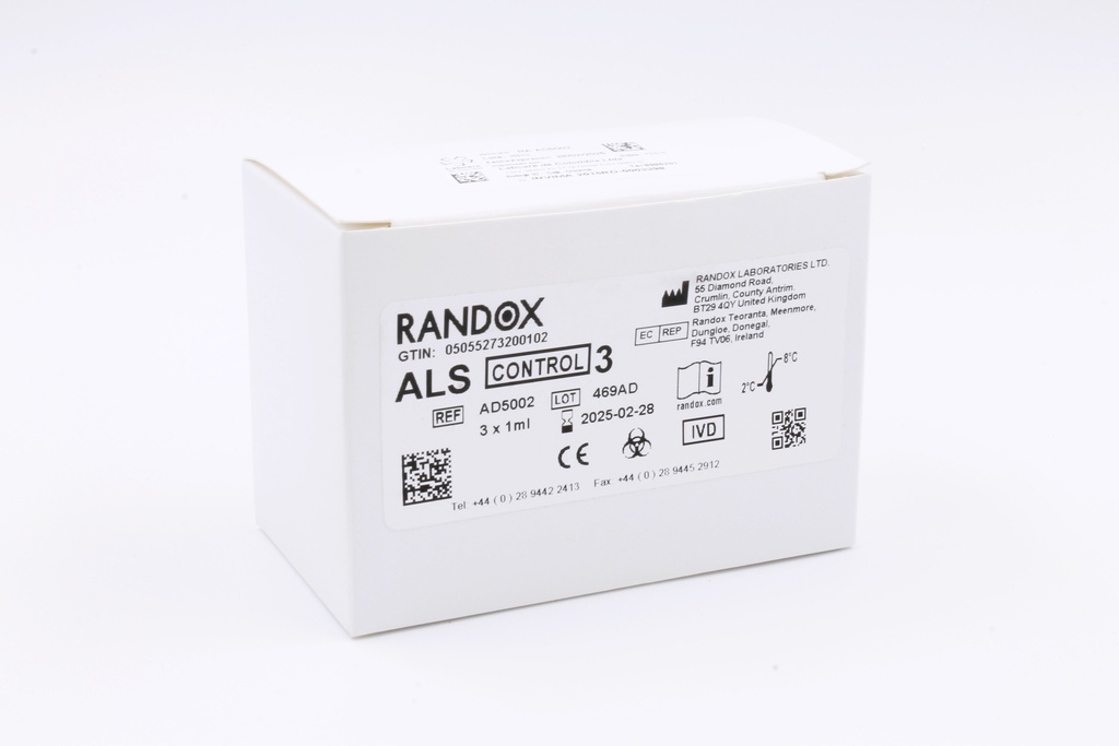 Control Aldolasa Nivel 3. Randox (UK). | Labcare de Colombia S.A.S