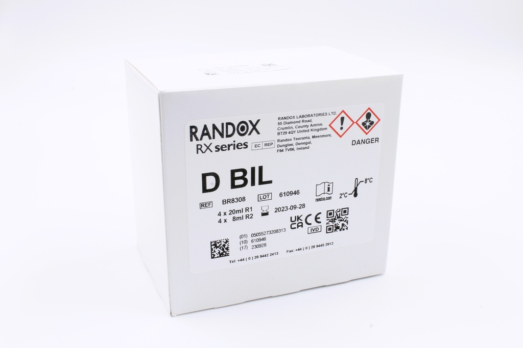 Reactivo Bilirrubina Directa Vanadato Rx Mónaco. Randox (UK). | Labcare ...