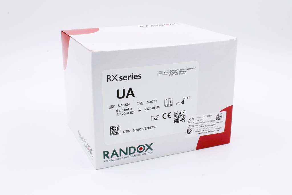 Reactivo para Acido Urico Rx (Liquido). Randox (UK). | Labcare de ...