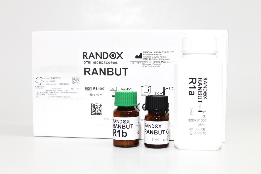 Reactivo para D-3-Hidroxibutirato. Randox (UK). | Labcare de Colombia S.A.S