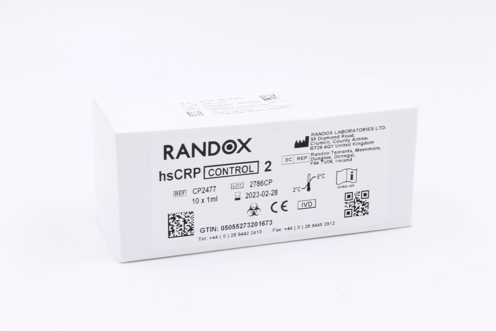Control PCR Alta Sensibilidad Nivel 2 (LÍquido) Randox (UK). | Labcare ...