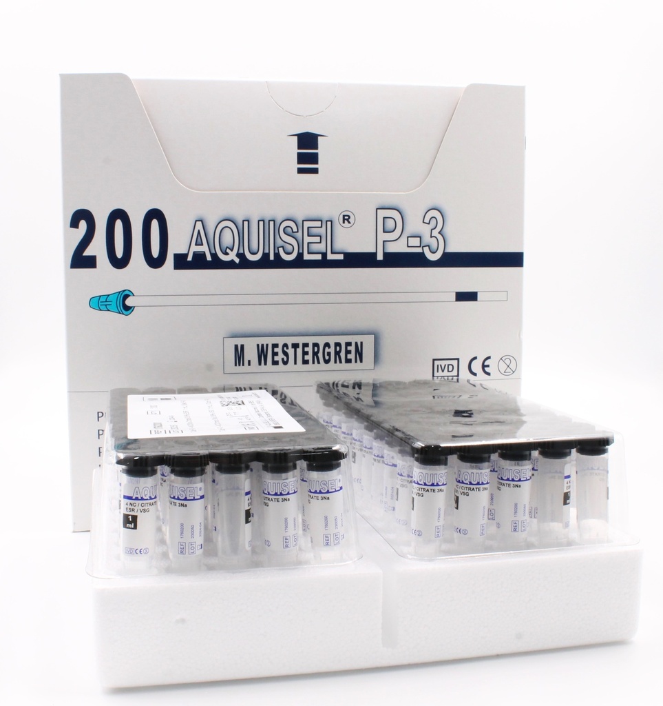 Aquisel Pipeta Westergren P-3 Dispette Con Tubo. Para VSG en Muestra ...