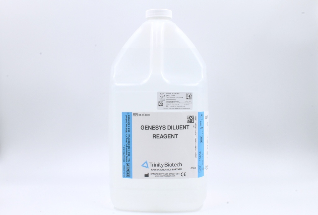 Genesys Diluent Reagent (GHb/Variants 3). Trinity Biotech (USA ...
